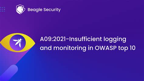 Understanding A09 2021 Insufficient Logging And Monitoring In Owasp Top 10