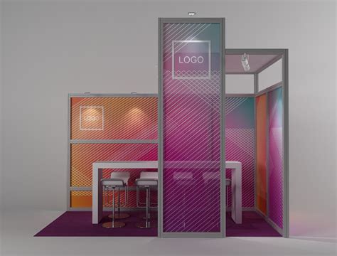 Exhibition Stand Octanorm Maxima 3d Model Cgtrader