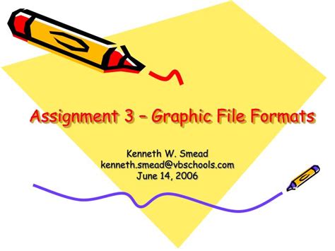 Ppt Assignment 3 Graphic File Formats Powerpoint Presentation Free