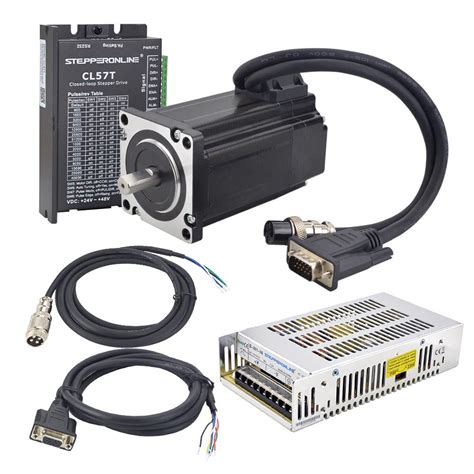 TS Series 1 Axis 3 0Nm 424 83oz In Nema 24 Closed Loop Stepper Kit With 2m Cable Oz Robotics