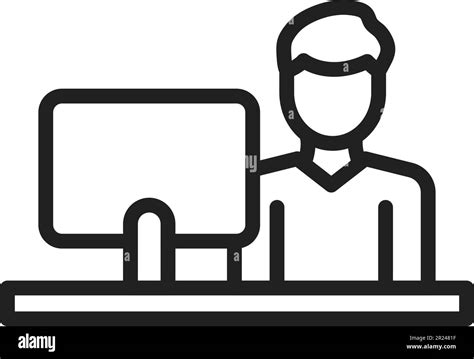 Cashier Icon Vector Image Stock Vector Image And Art Alamy