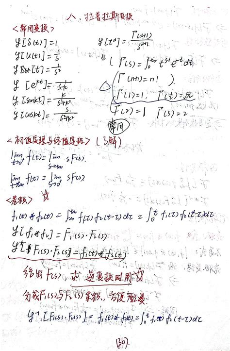 复变函数与积分变换（期末复习笔记） 知乎