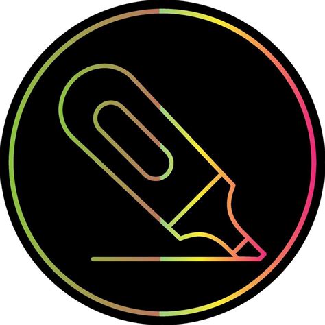 Highlighter Line Gradient Due Color Icon 39268288 Vector Art At Vecteezy