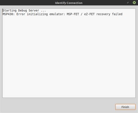 ccs msp exp430f5529 msp430 error msp fet ez fet recovery failed msp low power