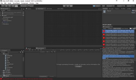 Need Help With Argument Exception Unity Engine Unity Discussions