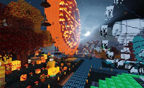 Carnival And Spawn Decoration Built For My Servers Halloween Festival