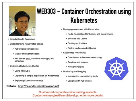 Wei Meng Lee On Linkedin If You Know Docker The Next Step Is To Learn Kubernetes Schedule And