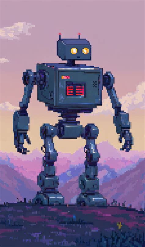 1200x2040 Resolution Robot Pixel Art 1200x2040 Resolution Wallpaper Wallpapers Den