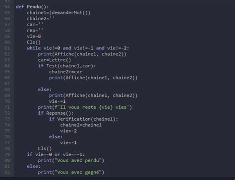 jeu du pendu {simple} test programmation multimédia jeux python