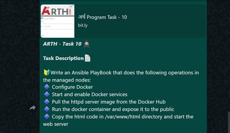 Ansible Playbook For Configure Docker Rahul Rathod