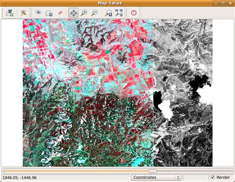 WxGUI Map Swipe GRASS Wiki