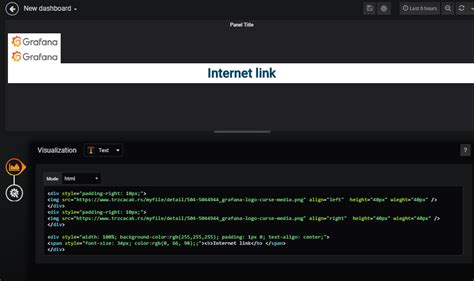 Text Panel Not Render Image The Left Or Right The Same Line Text · Issue 18322 · Grafana