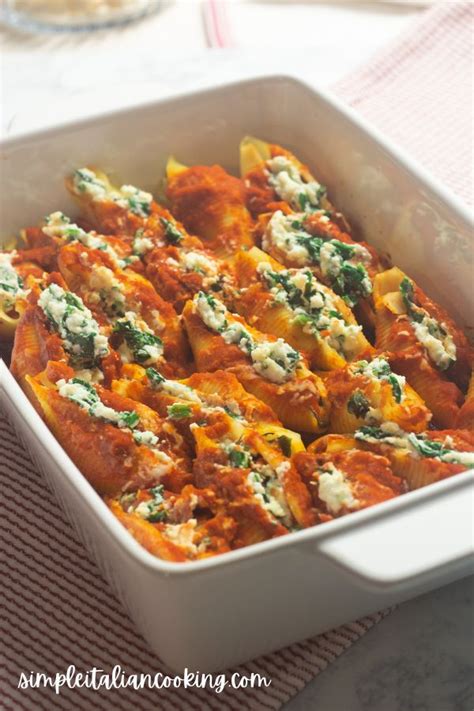 How Long To Cook Frozen Stuffed Shells Simple Italian Cooking