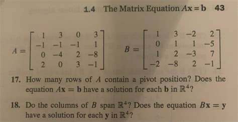 answered 18 do the columns of b span r4 does… bartleby