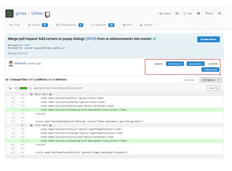 Bug The Information In Commit Detail Page Was Incorrect · Issue