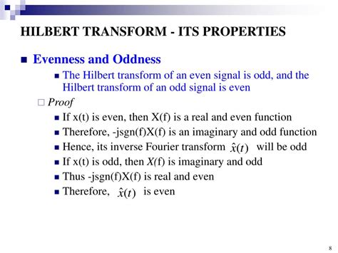 Ppt Hilbert Transform Powerpoint Presentation Free Download Id 6301560