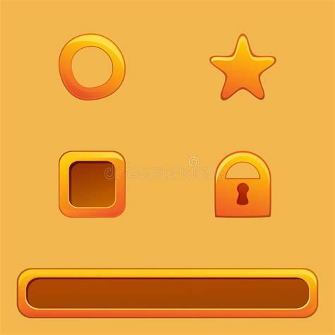 Game Pause Vector Graphical User Interface Ui Gui For 2d Video Games