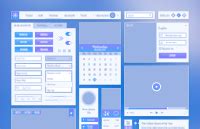 Snowflake UI Kit Free Mockup FreeImages
