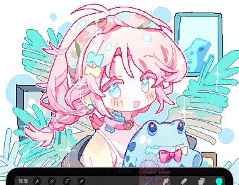 Procreate Pixel Art Brushes Pixel Brushes Art Board Drawing Painting Illustration Procreate