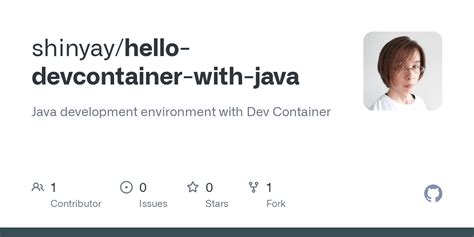 Github Shinyay Hello Devcontainer With Java Java Development Environment With Dev Container