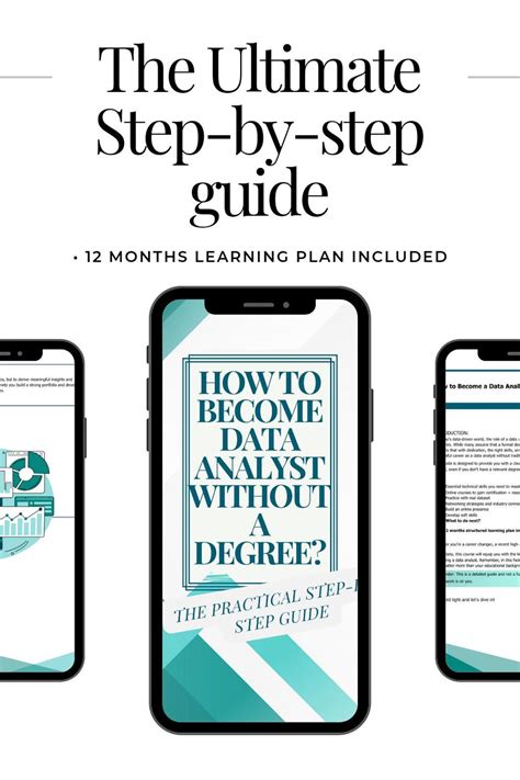 how to become a data analyst without a degree practical step by step