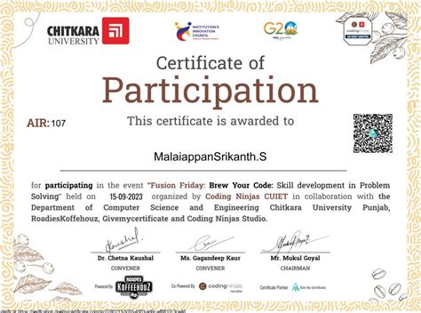 malaiappansrikanth s on linkedin codingninja skilldevelopment problemsolving fusionfriday…