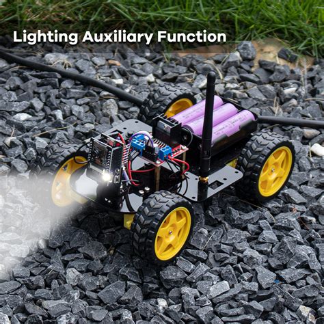 Esp32 Cam 4wd Smart Robot Car Kit With Wifi App Control