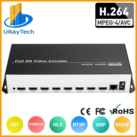 TV Channels HEVC H H HD HDMI To IP Video Encoder IPTV Live Streaming Encoder HD