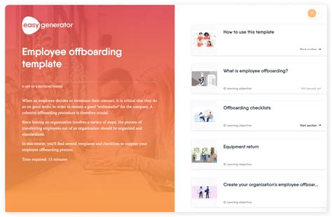 Employee Offboarding Template Easygenerator