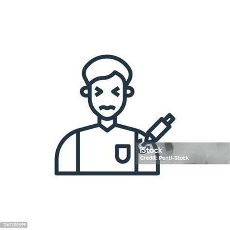 흰색 배경에서 격리된 사출 벡터 아이콘입니다 개요 웹 사이트 디자인 및 모바일 응용 프로그램 개발을위한 얇은 라인 주입 아이콘 얇은 선 사출 윤곽선 아이콘 벡터