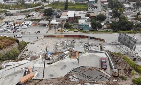Se Derrumba Segundo Edificio En El Fraccionamiento La Sierra De Tijuana
