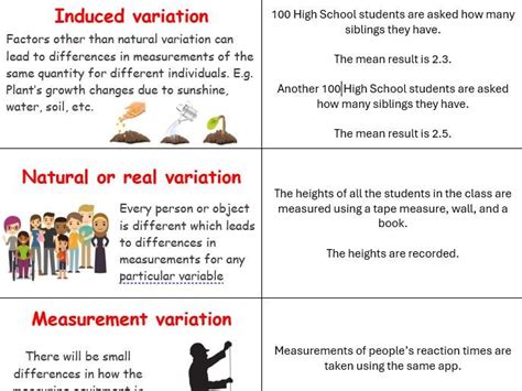 Statistical Variation Matching Activity Teaching Resources