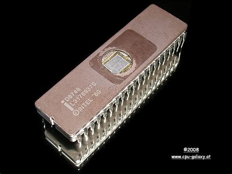 Cpu Galaxy At Vintage Intel 8748 Section