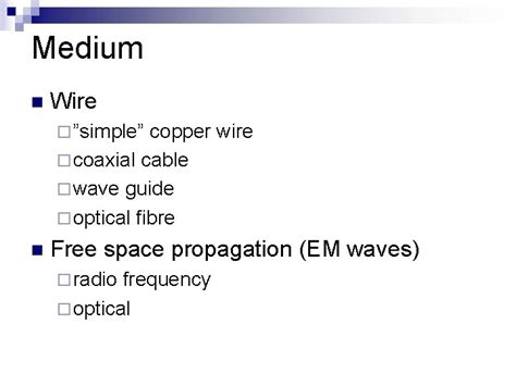 Communication Data Transfer 2 Baseband Signals Line Coding