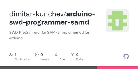Github Dimitar Kunchevarduino Swd Programmer Samd Swd Programmer For Samx5 Implemented For