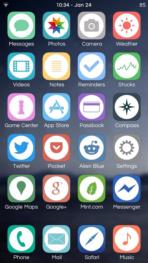 Unity O Noua Tema Inedita Pentru Ios 7 Idevicero