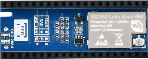 How To Use Waveshare Pico Lora Module Pinouts Specs And Examples