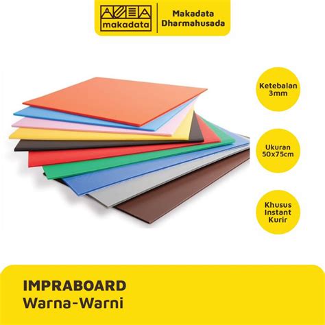Jual Impraboard Infraboard 3mm Ukuran 50x75cm 1pcs Shopee Indonesia