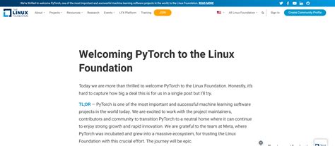 里程碑!pytorch 正式加入 Linux 基金会,社区治理这一核心将不会改变 知乎 里程碑!pytorch 正式加入 Linux 基金会,社区治理这一核心将不会改变 知乎