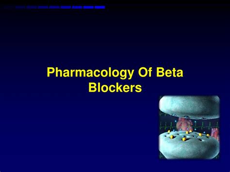 PPT Beta Blockers In Anesthesia PowerPoint Presentation Free Download ID 295527