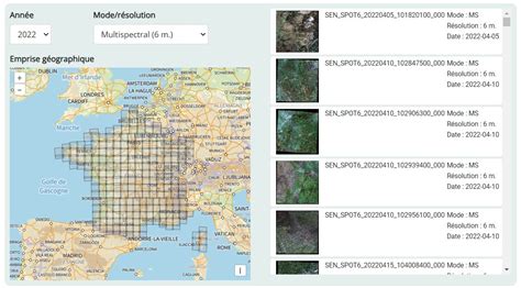 Cartographie Numérique Images Satellites Spot 6 7 Accessibles En Open Data