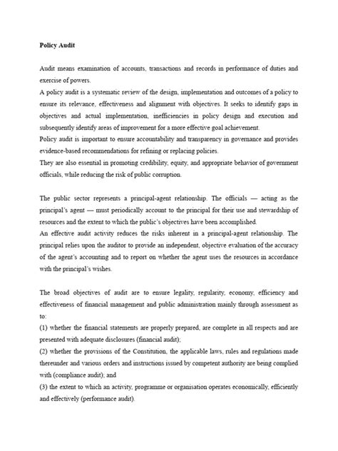 Policy And Gender Audit Pdf