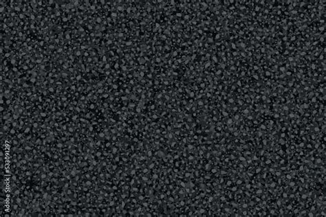 Dark Grey Textured Asphalt Seamless Texture Top View Black Abstract Tarmac Pattern Vector