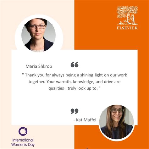 Kathleen Maffei On Linkedin Thankyou Elsevierlife Internationalwomensday2023 Iwd2023