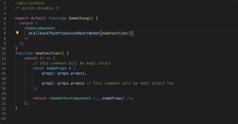 Bug Report Comment Node Is Removed After Extract To Function In Module Scope Issue