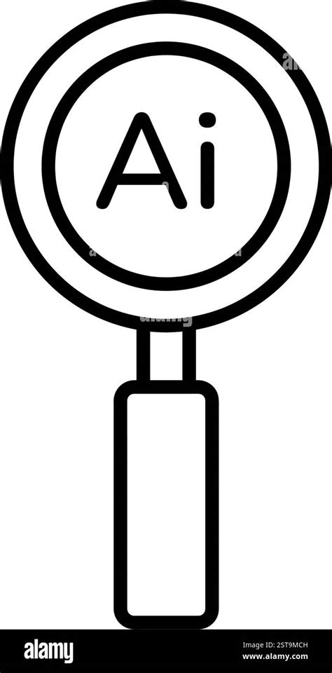 Generative Ai Search Icon Stock Vector Image And Art Alamy
