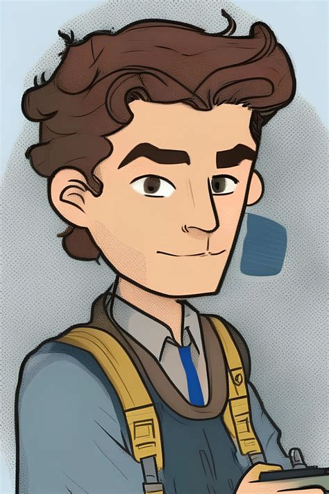 شاب ،وسيم صحفي،،ستايل كرتون Gallery Stablecog