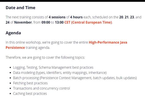 just 2 more weeks to register for this high performance java persistence… vlad mihalcea
