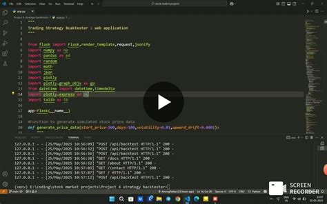 Python Algorithmictrading Flask Quantitativefinance Opensource Datascience Backtesting