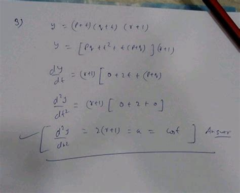 Which Of The Following Equations Represents The Motion Of A Body Moving With Constant Finite